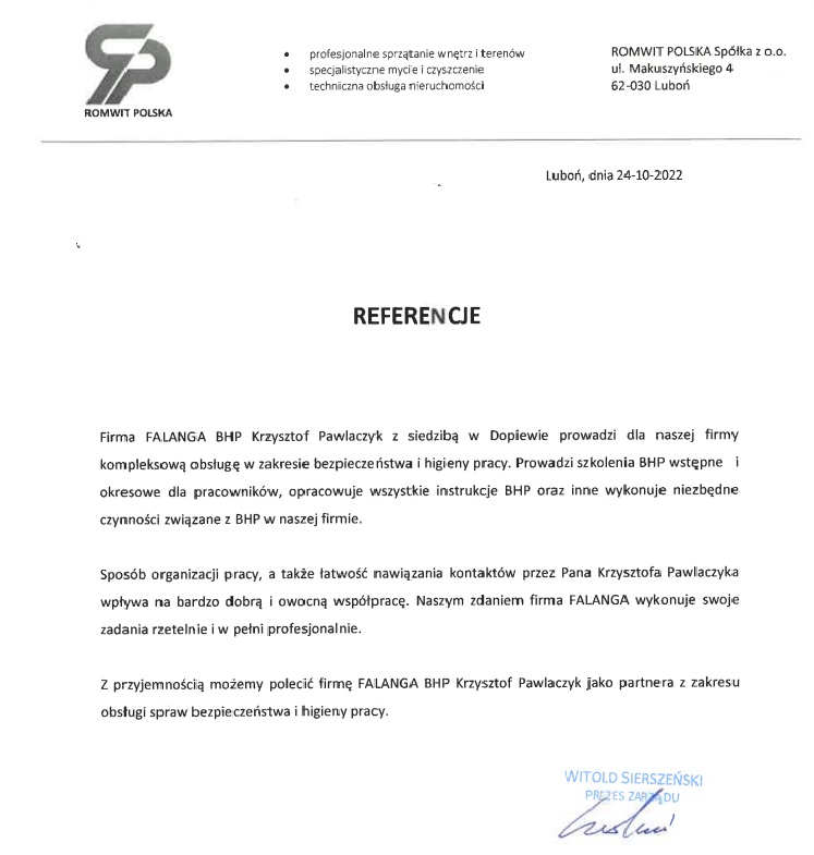 O nas – BHP Poznań | Krzysztof Pawlaczyk, Specjalista BHP